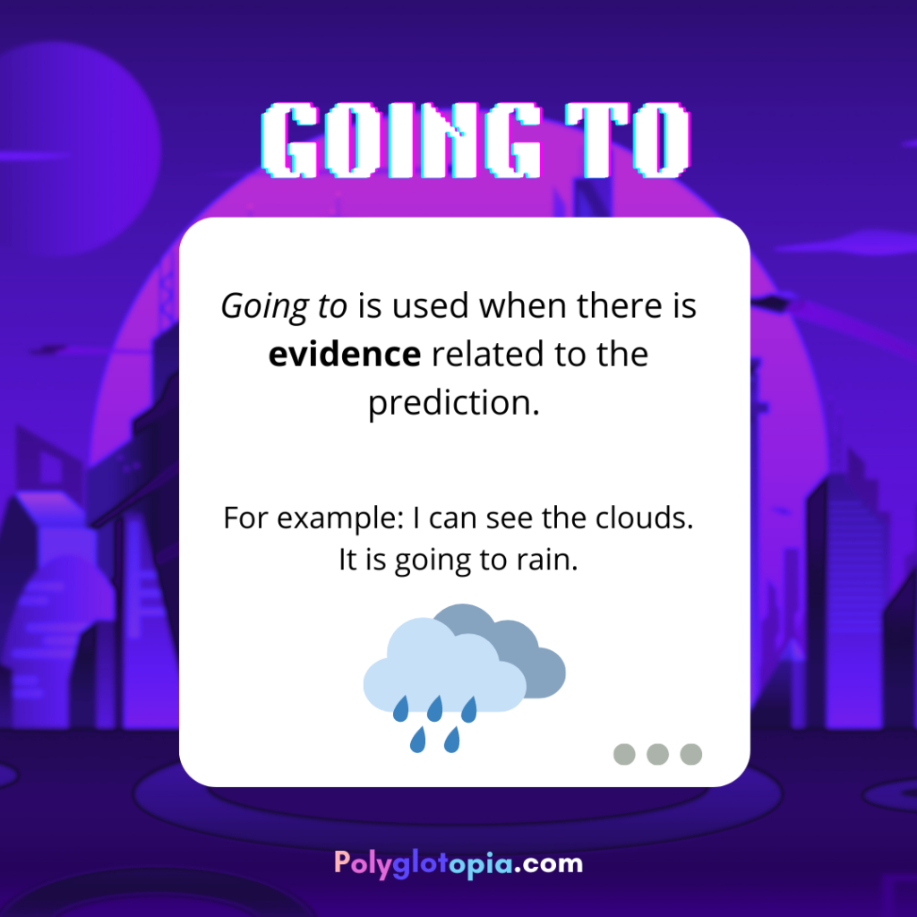 Will vs going to for predictions - PolygloTopia