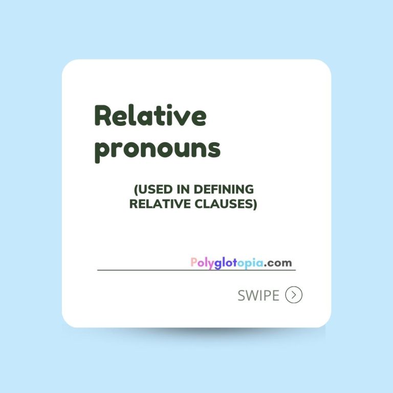 Relative Pronouns Explained - PolygloTopia