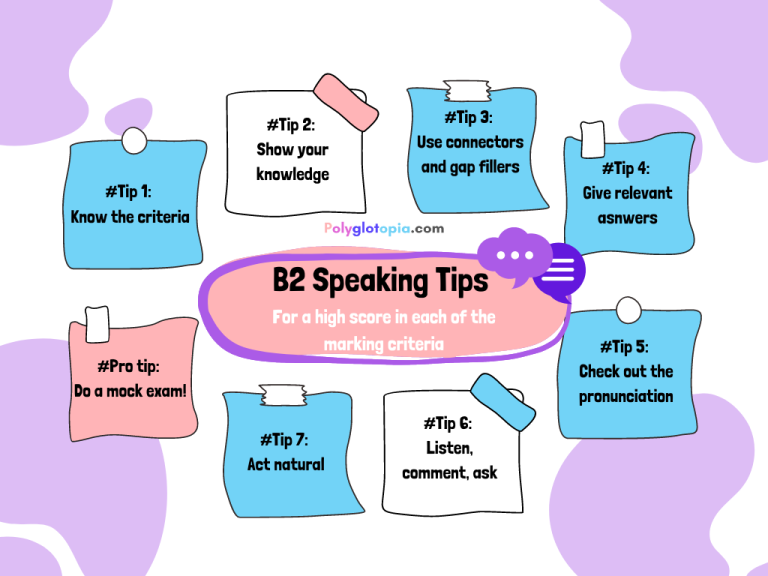 How to pass your B2 speaking Exam (Cambridge FIRST) - PolygloTopia