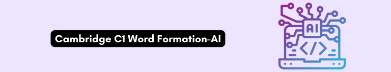 Word Formation C1 - PolygloTopia